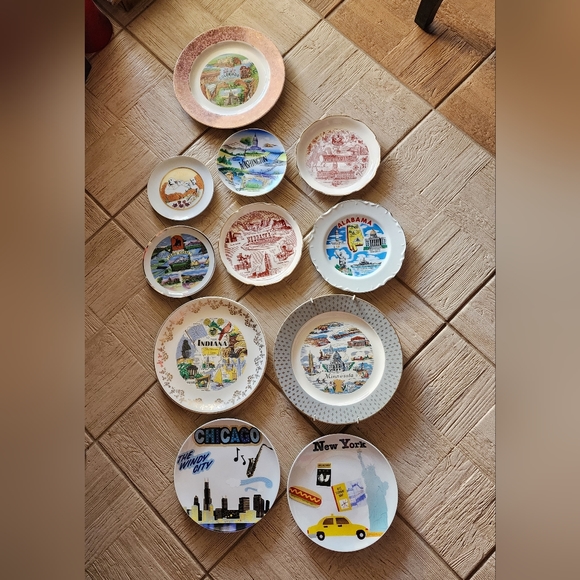 Wall Decor | 11 Souvenir State Plates Decor | Poshmark